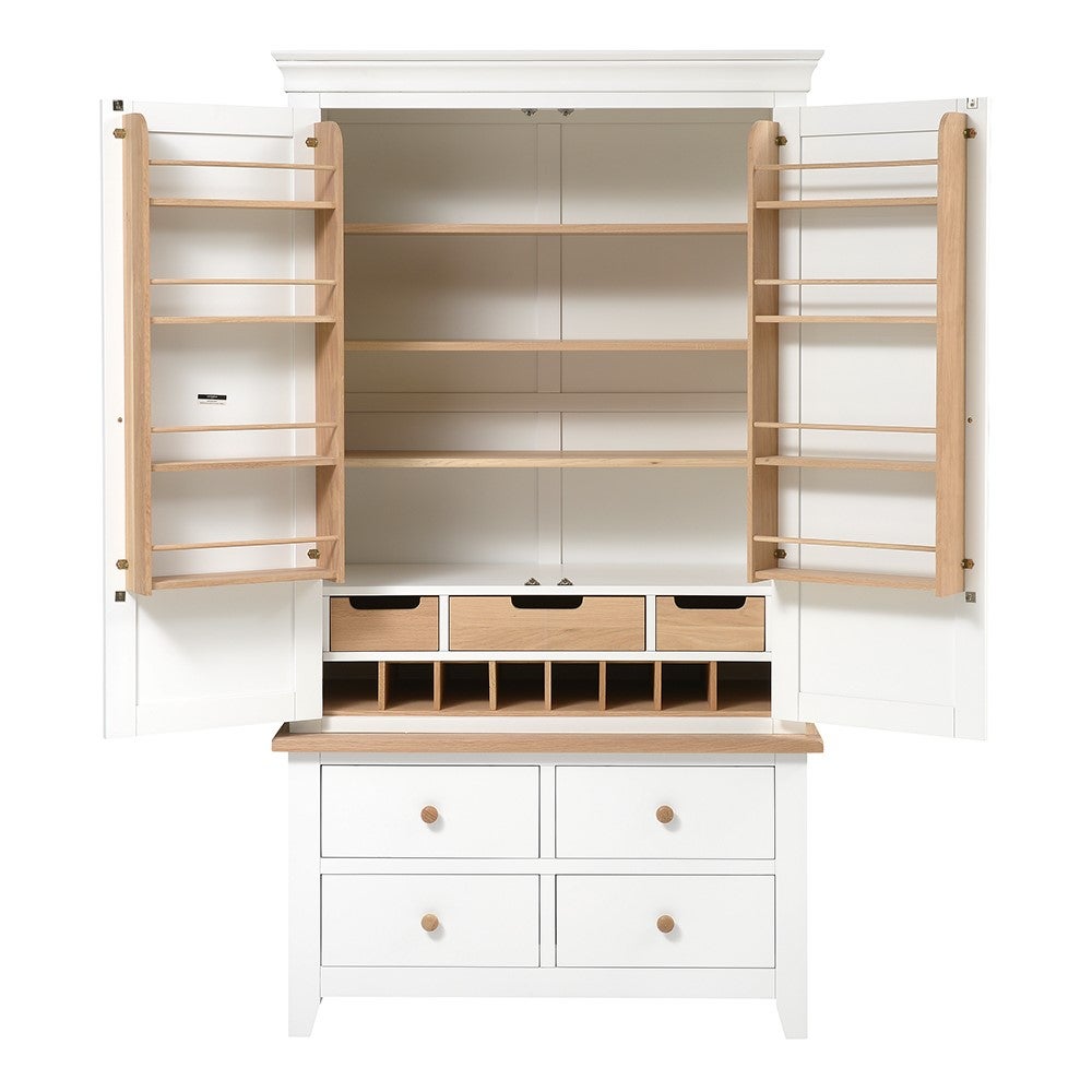 Chester Pure White Double Larder