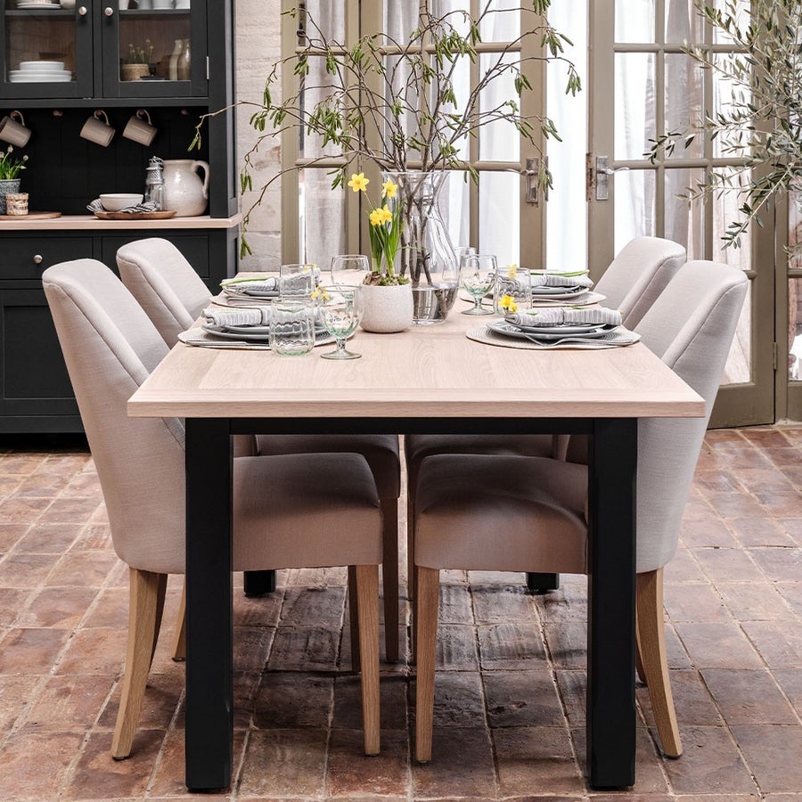Chester Charcoal 4-6 Seater Extending Dining Table