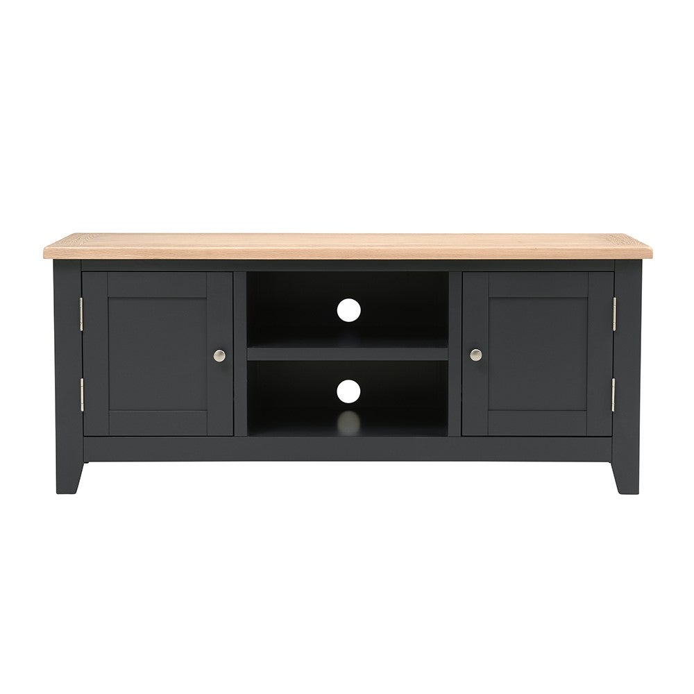 Chester Charcoal Large TV Stand up to 60" - The Cotswold Company