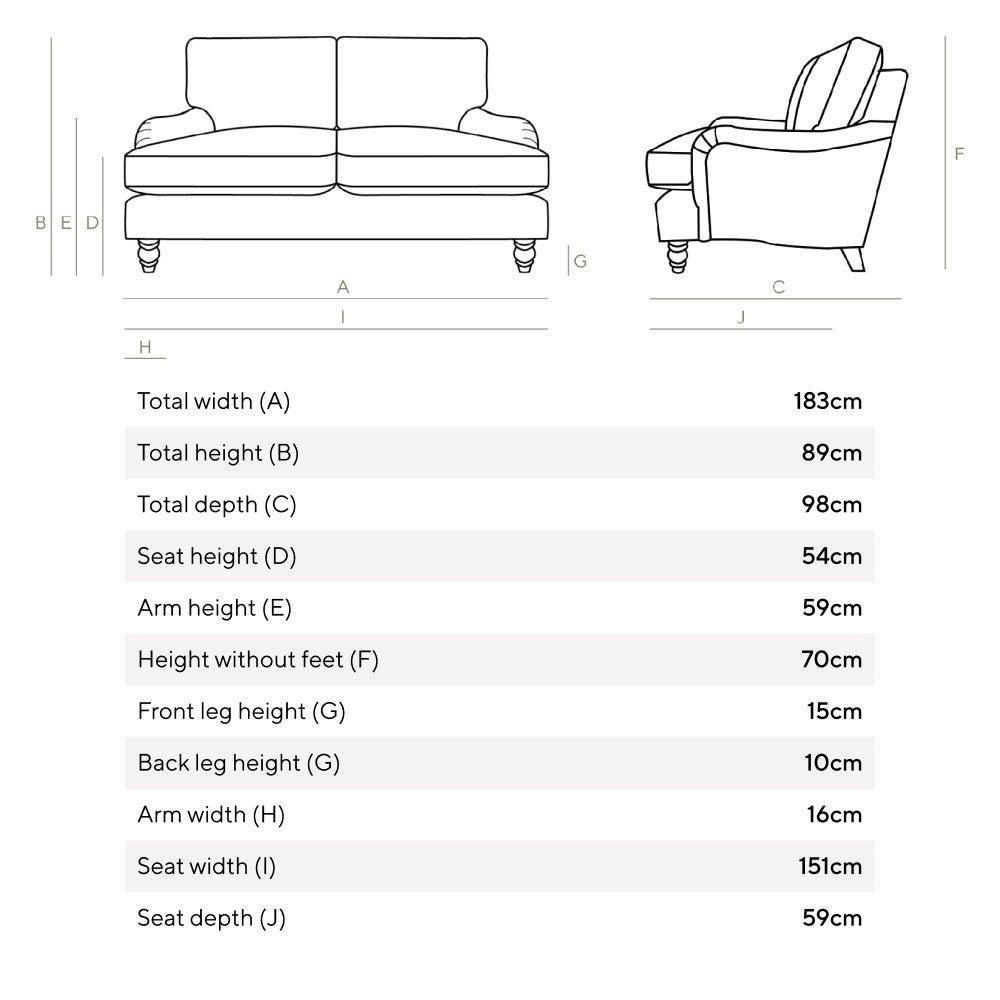 Morris - 3 Seater Sofa - Natural - Rustic Weave