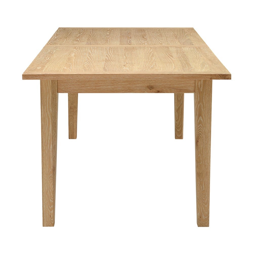 Inglesham Whitewash Oak 8-12 Seater Extending Dining Table - The ...