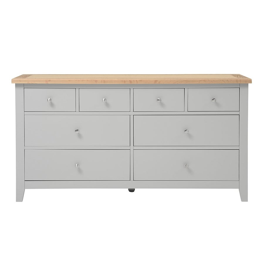 Chester Dove Grey 8 Drawer Chest