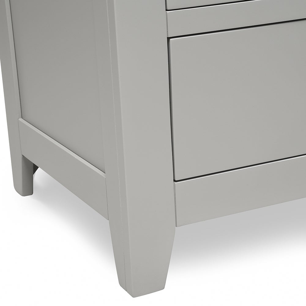 Chester Dove Grey Linen Cupboard - The Cotswold Company