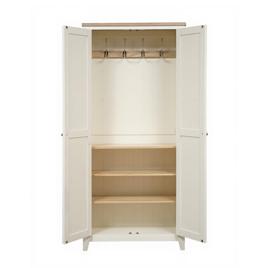 Chester Classic Cream 2 Door Hallway Cupboard - The Cotswold Company