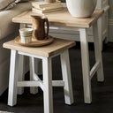Chester Pure White Nest of Tables
