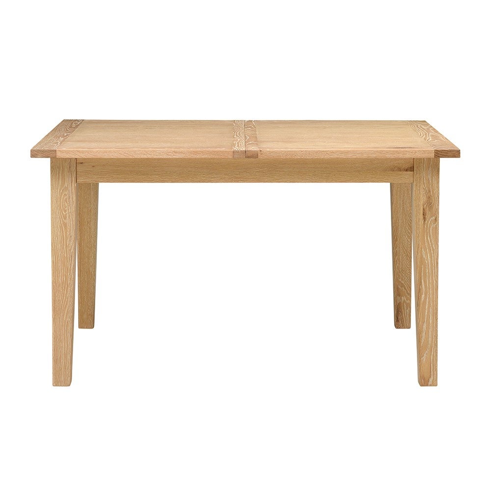 Inglesham Whitewash Oak 4-6 Seater Extending Dining Table - The ...