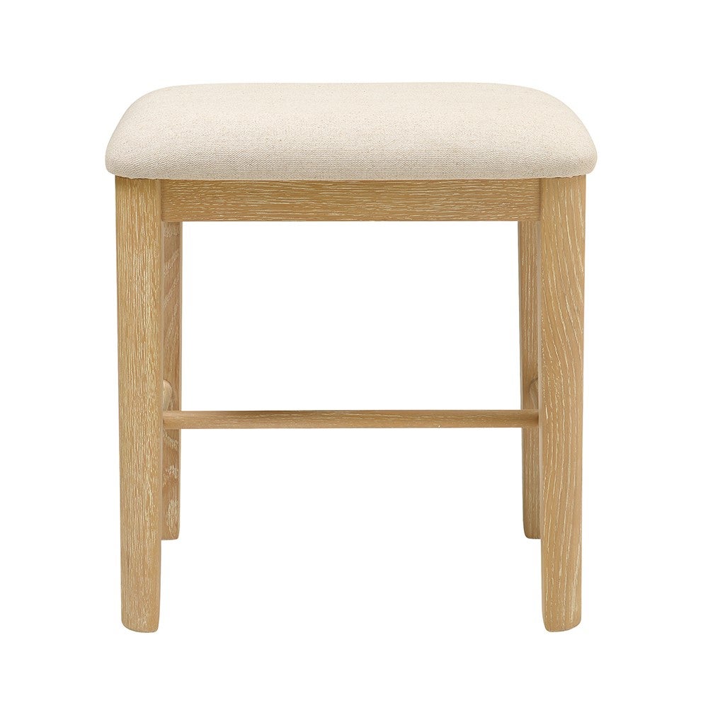 Berkeley Nordic Oak Dressing Table Stool - The Cotswold Company