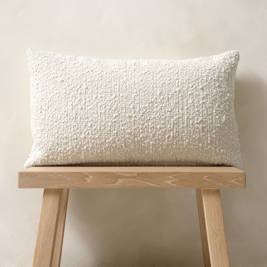 Ramsbury Ivory Cushion 30x50cm - The Cotswold Company