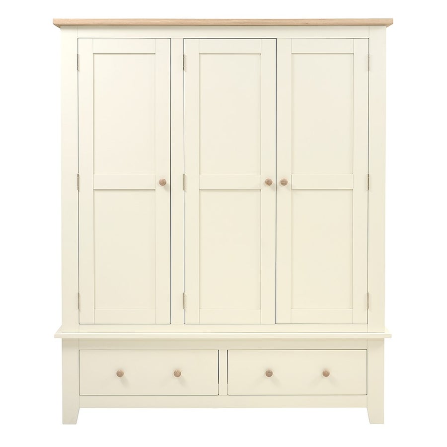Chester Classic Cream Triple Wardrobe