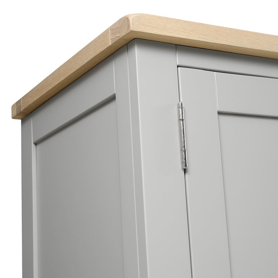 Chester Dove Grey Utility Cupboard - The Cotswold Company
