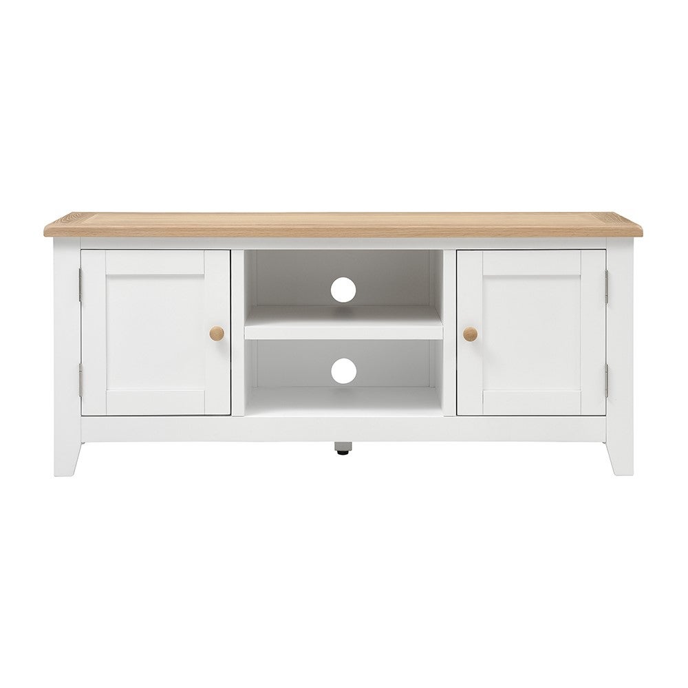 Chester Pure White Large TV stand up to 60"