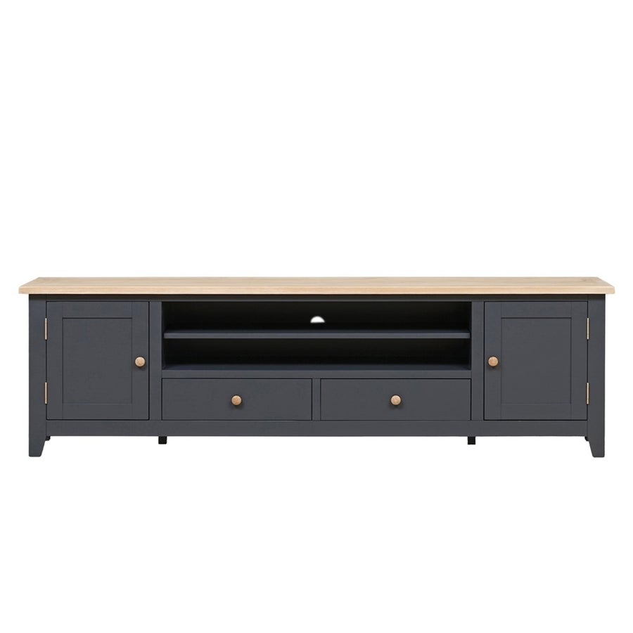 Chester Charcoal TV and Media Storage Unit - The Cotswold Company