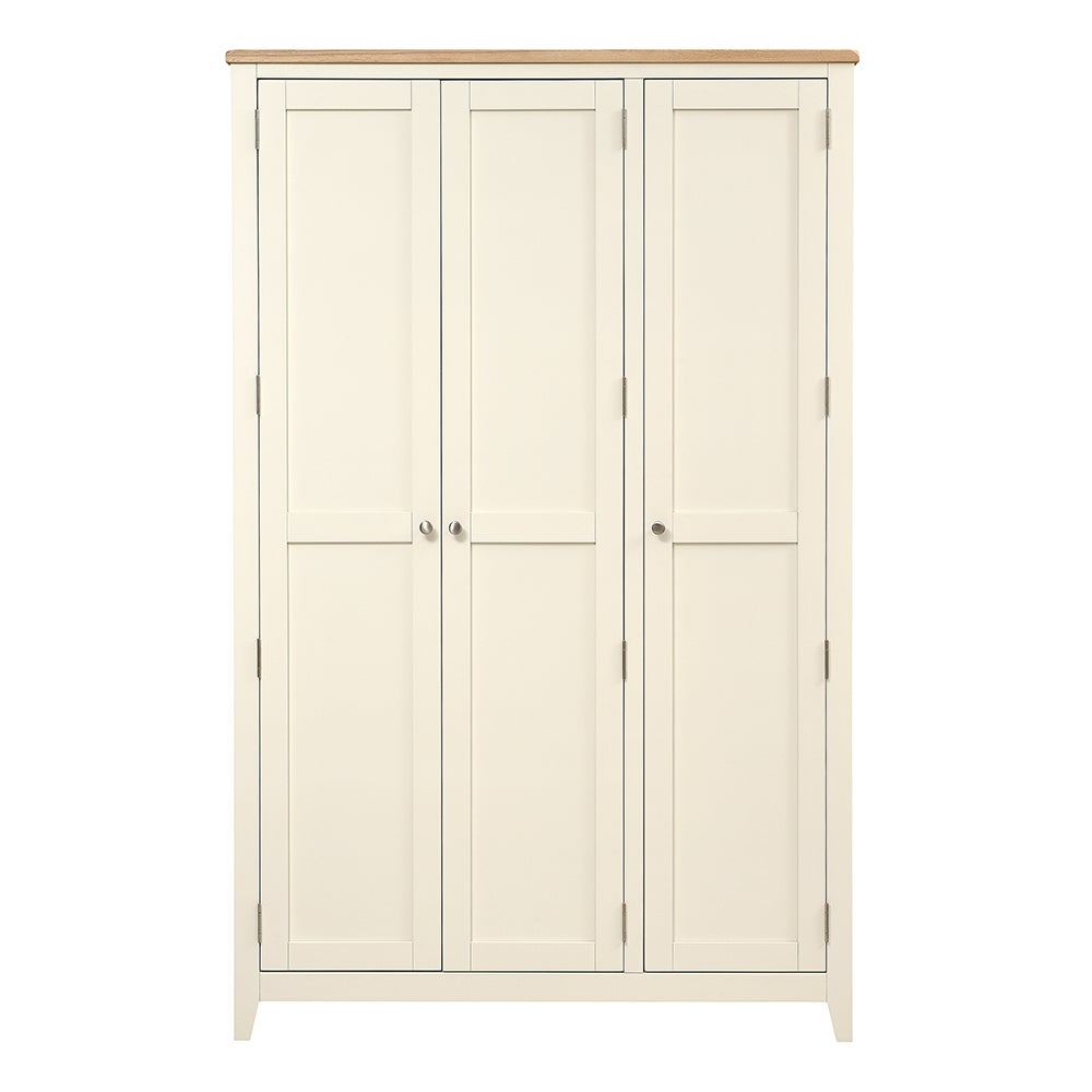 Chester Classic Cream 3 Door Hallway Cupboard - The Cotswold Company