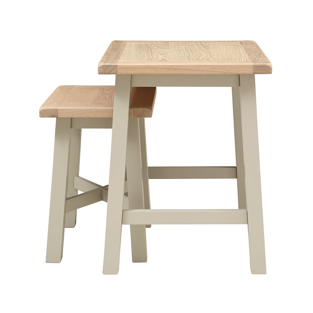 Chester Limestone Nest of Tables - The Cotswold Company