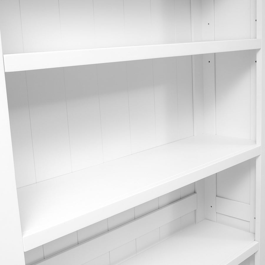 Chantilly Warm White Large Bookcase - The Cotswold Company