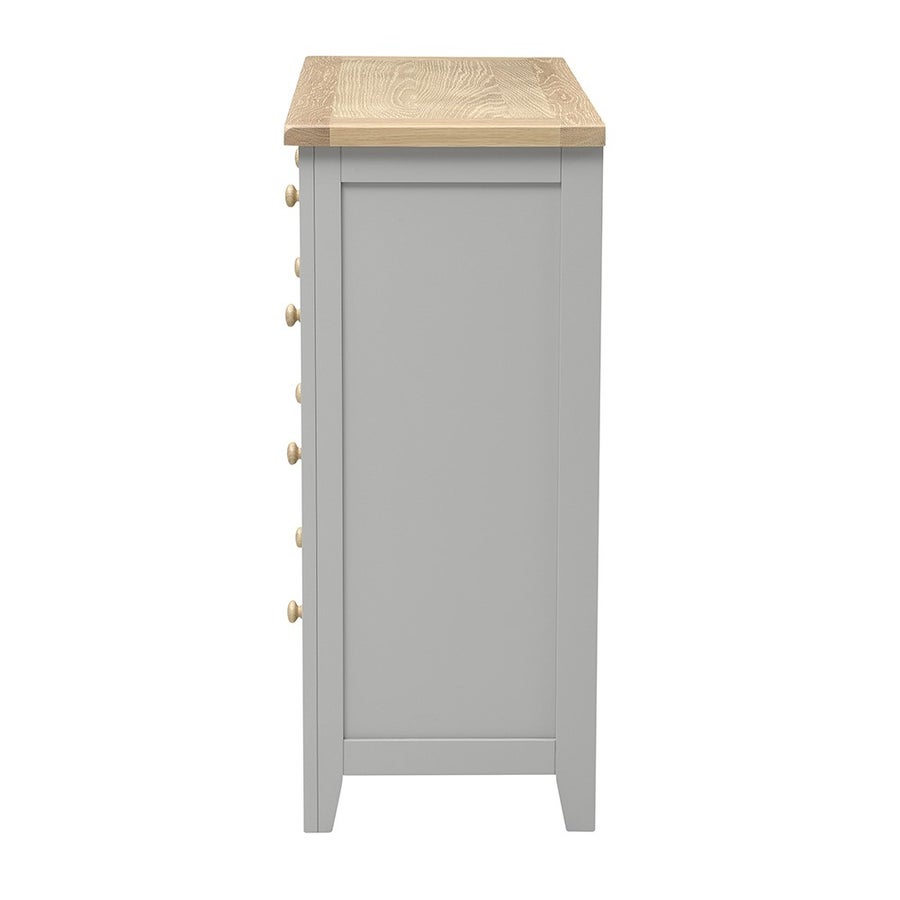Chester Dove Grey 5 Drawer Chest