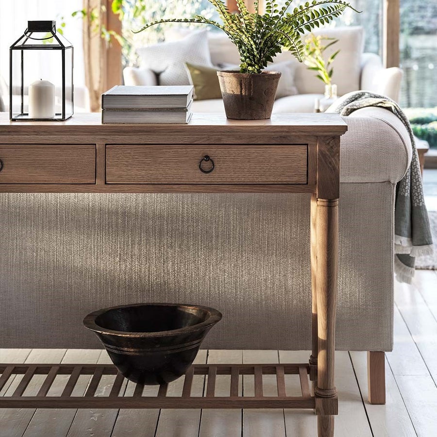 Elkstone Mellow Oak Console Table