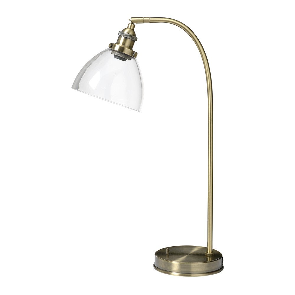 Boxwell Table Lamp - Antique Brass - The Cotswold Company