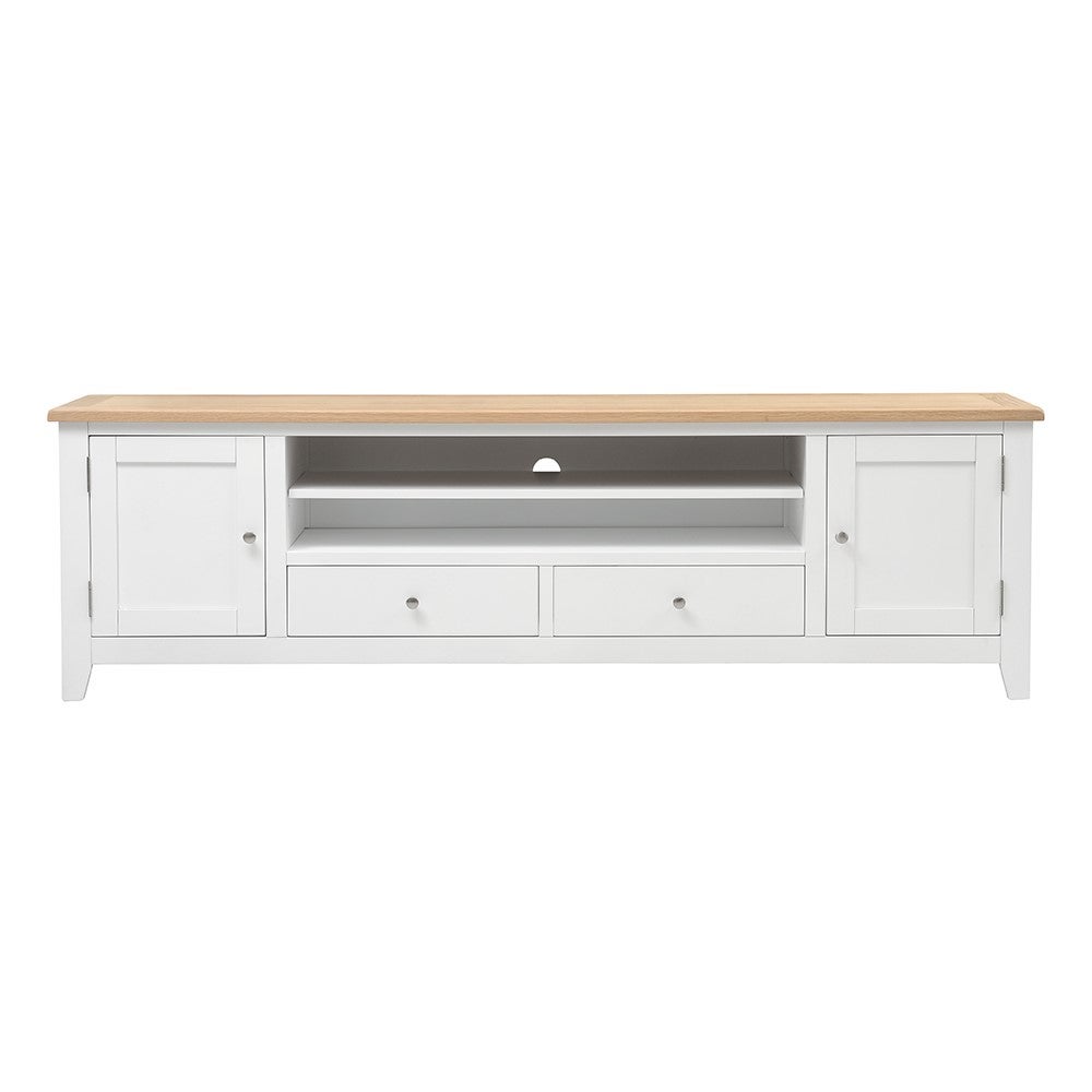 Chester Pure White XXL TV Stand up to 90"