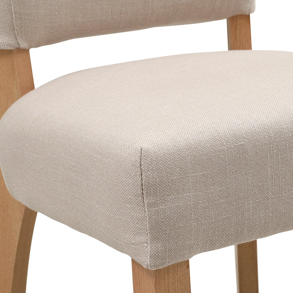 Bluebell Upholstered Dining Chair - Stone