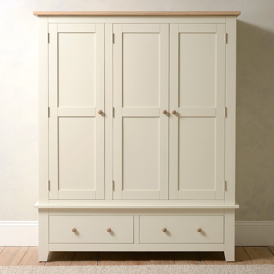 Chester Classic Cream Triple Wardrobe
