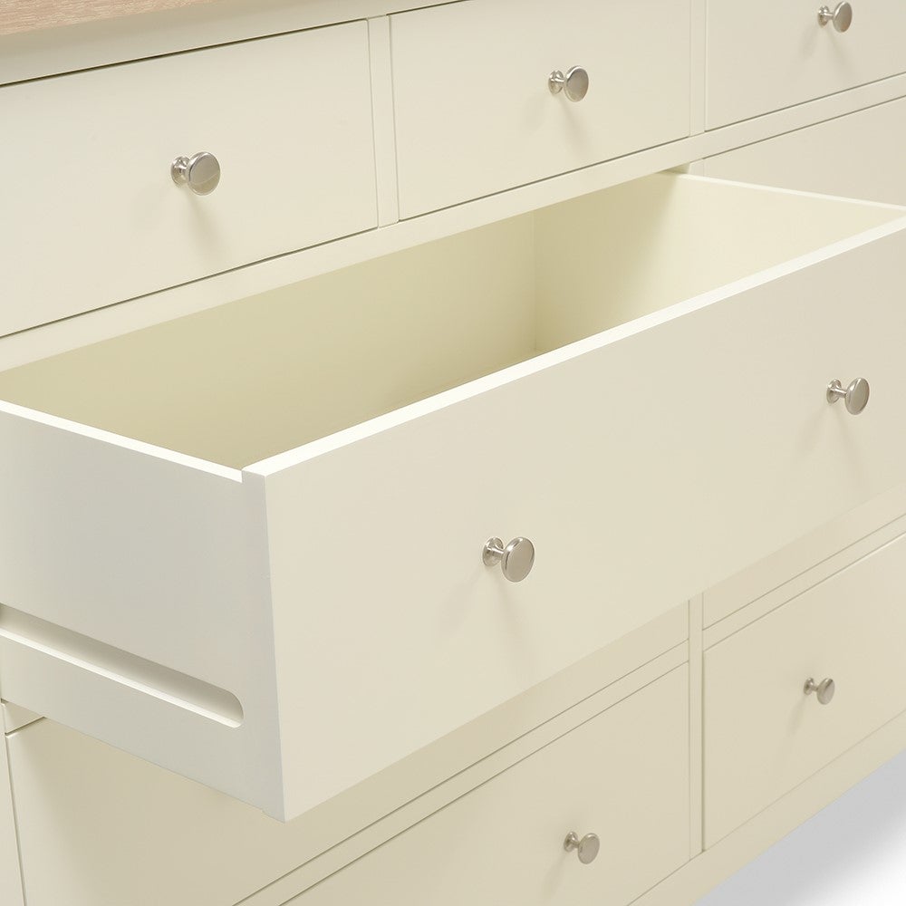 Chester Classic Cream 10 Drawer Chest - The Cotswold Company