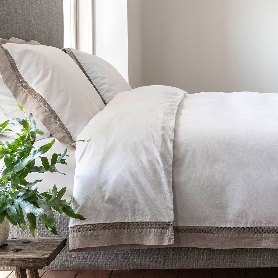 Hatherley Natural King Duvet Cover Set - The Cotswold Company