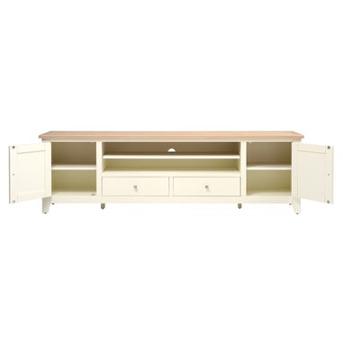 Chester Classic Cream XXL TV Stand up to 90" - The Cotswold Company