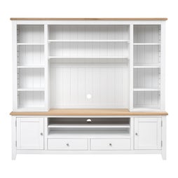Chester Pure White TV and Media Storage Unit - The Cotswold Company