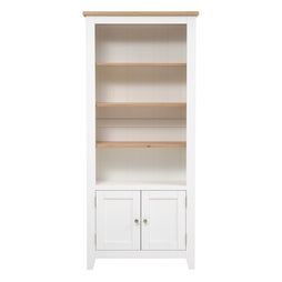Chester Pure White Alcove Display Cabinet