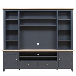 Chester Charcoal TV and Media Storage Unit - The Cotswold Company