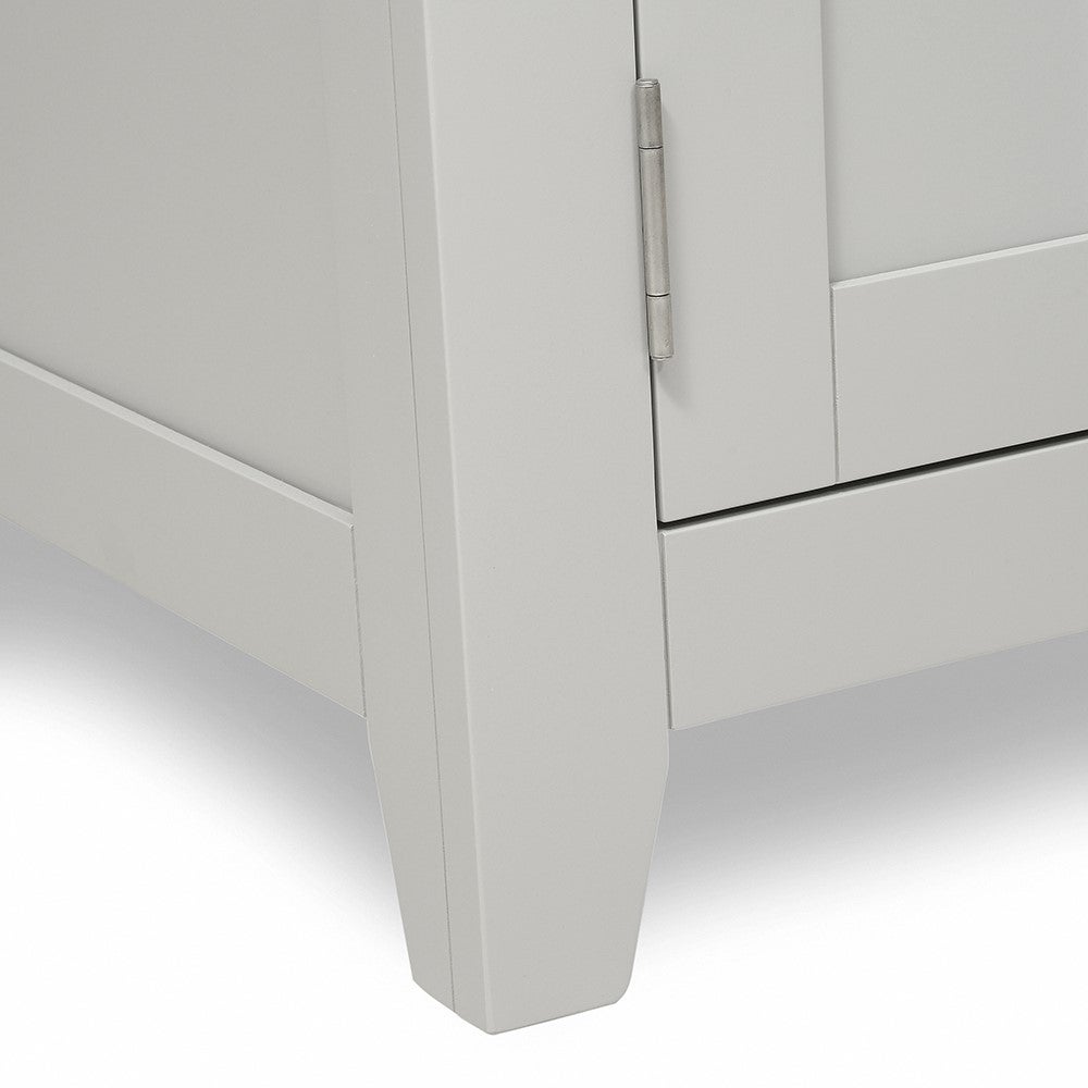 Chester Dove Grey Corner Desk - The Cotswold Company