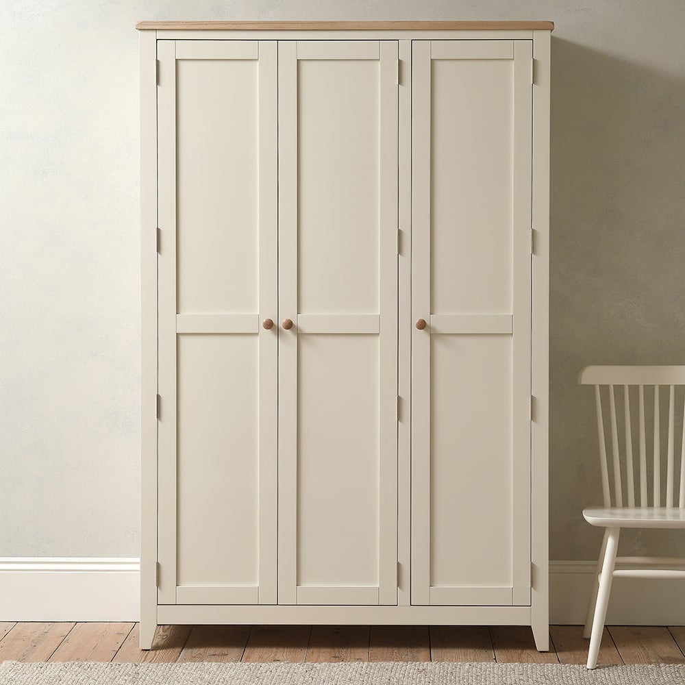 Chester Classic Cream 3 Door Hallway Cupboard - The Cotswold Company