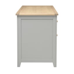 Chester Dove Grey Breakfast Bar Island and Stools Set - The Cotswold ...